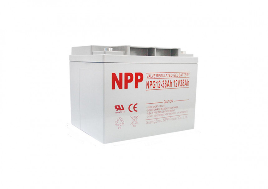 UPS-PSW-800VA + NPP NPG12V-38Ah * GMB LONG cist sinusni pretvarac 12V/500W sa 12V/38Ah GEL baterijom 44206