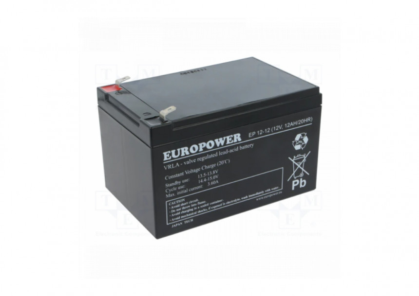 UPS Battery Europower ES12-12 12V 12Ah