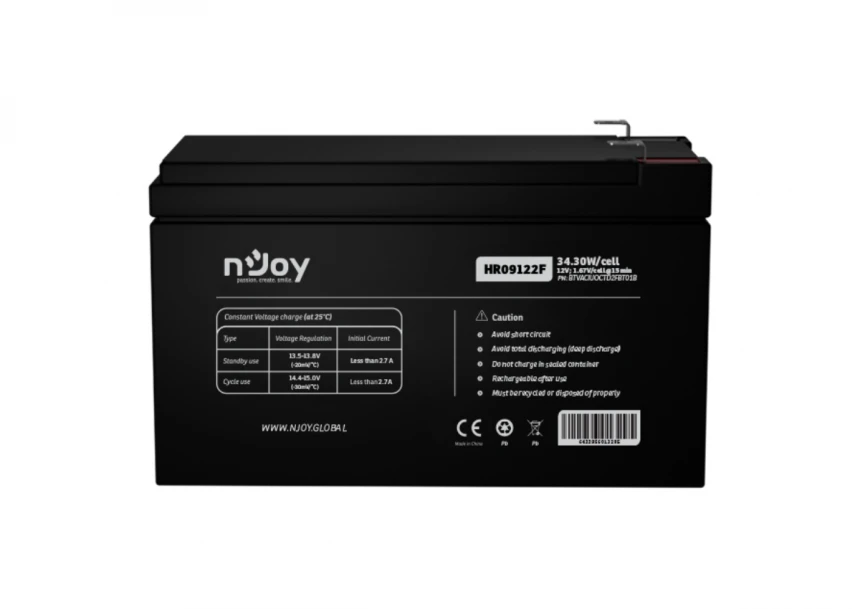NJOY HR09122F baterija za UPS 12V 38.31W/cell (BTVACIUOCTD2FBT01B)