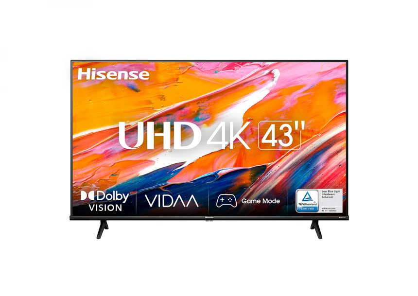 Televizor Hisense H43A6K Smart, LED, 4K UHD, 43"(109cm), DVB T/C/T2/S2