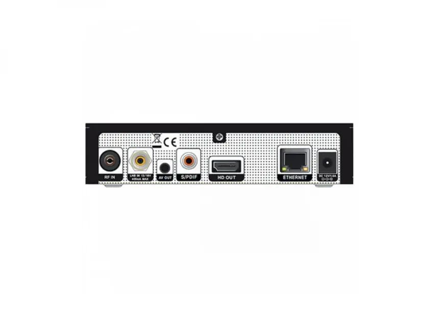 Prijemnik combo, DVB-S2X+T2/C, 4K UHD, USB PVR, Ethernet