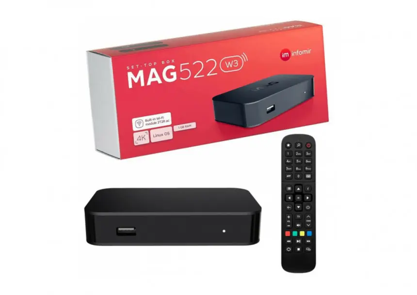 Set-top box IPTV MAG522W3