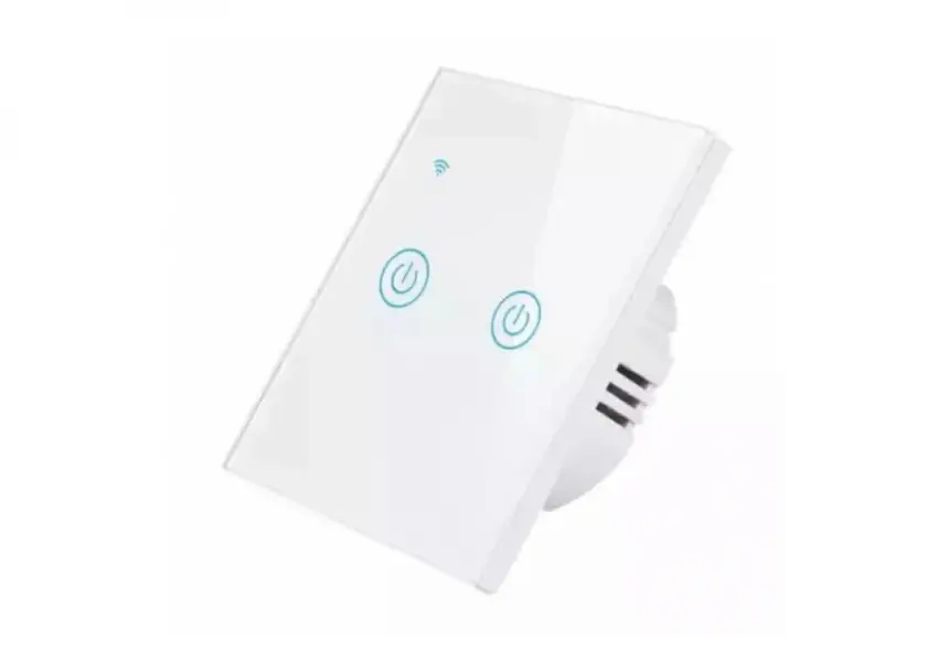 ZIGBEE-SMART-2 GANG-RSH-SP002-EU Gembird 2 Smart bezicna prekidaca,APP glasovna kontrola Glass Touch