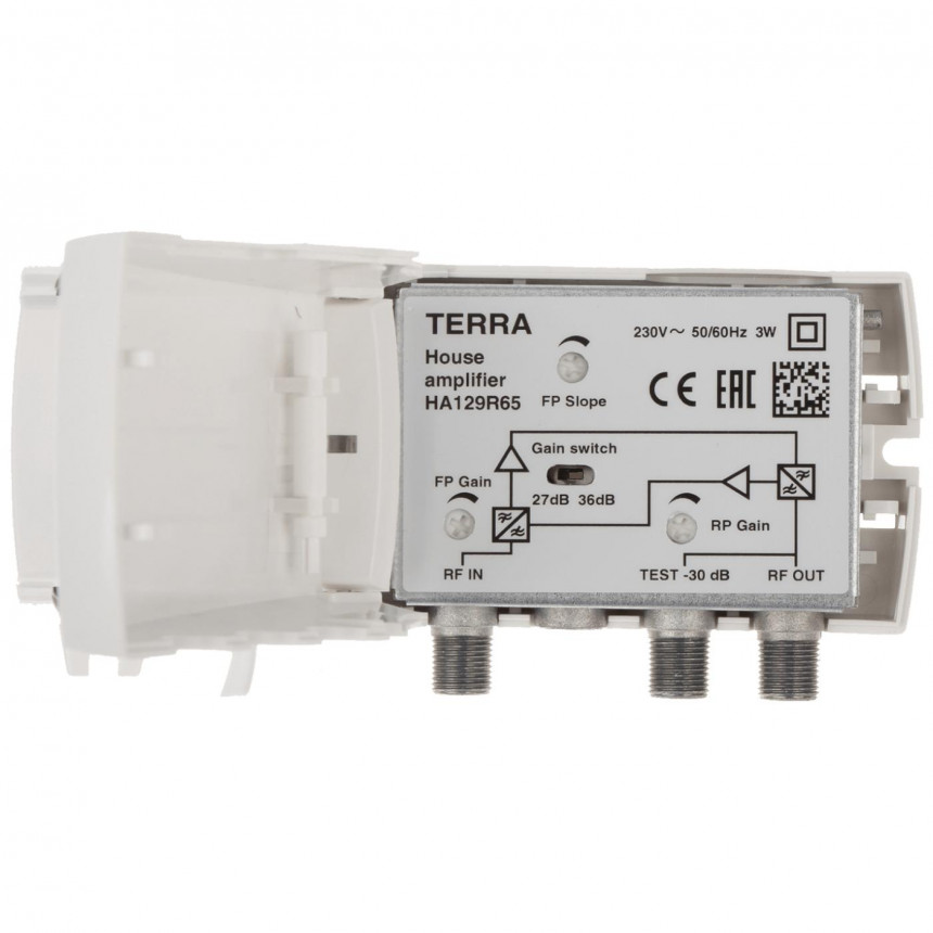 Terra Electronic Pojačavač CATV, 47- 862 MHz, 27/36 dB - HA129R65