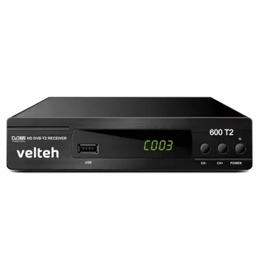 Digitalni risiver DVB-T2 Velteh 600T2