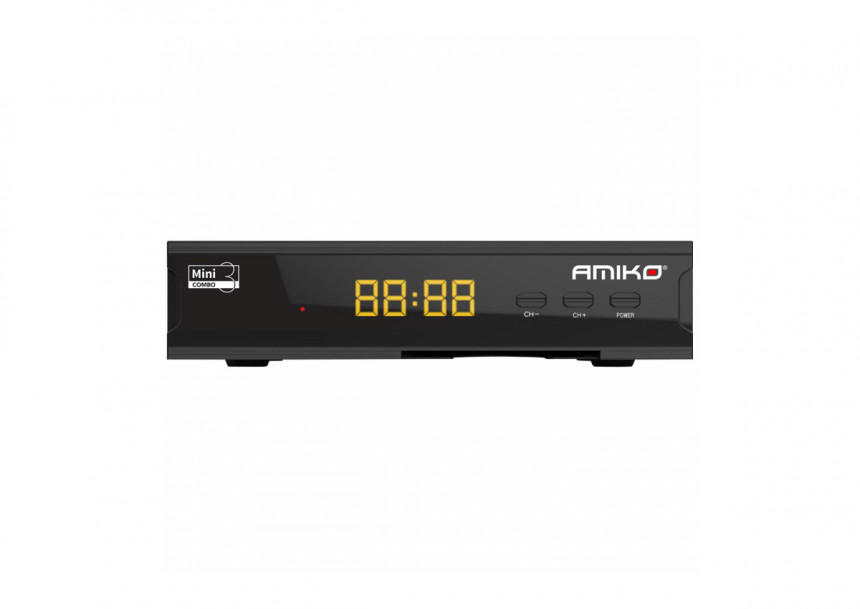Amiko Prijemnik DVB-S2+T2/C, H.265, Full HD, USB - MINI COMBO 3