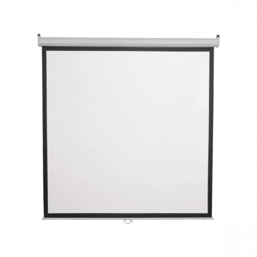 Platno za projektor S BOX PSA-96 - Zidno, električno, 172 x 172 cm, 1:1