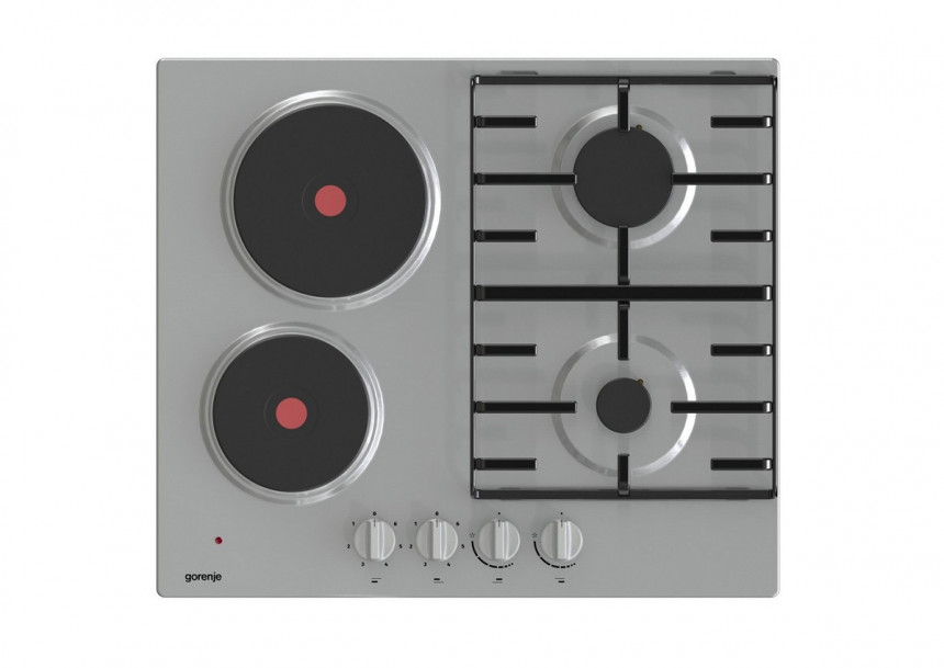 Samostalna kombinovana ugradna ploča za kuvanje Gorenje GE 690 X 2 plin + 2 struja širina 60 cm