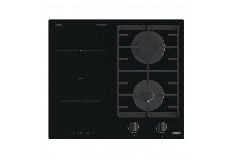 Samostalna kombinovana ugradna ploča za kuvanje Gorenje GCI 691 BSC plin i indukcija PowerBoost širina 60 cm