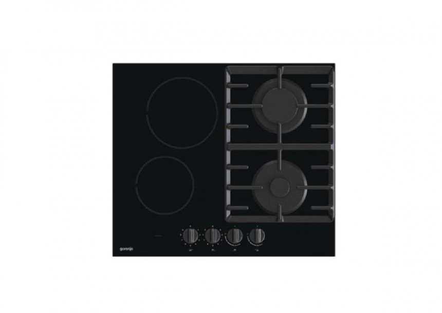 Samostalna kombinovana ugradna ploča za kuvanje Gorenje GCE 691 BSC staklokeramika širina 60 cm
