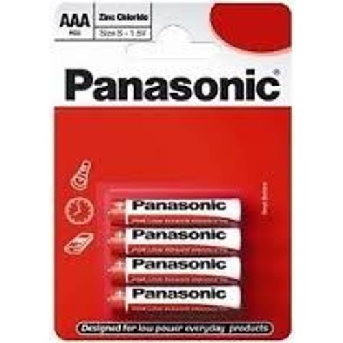 Panasonic baterije R03RZ/4BP - 4× AAA Zinc Carbon