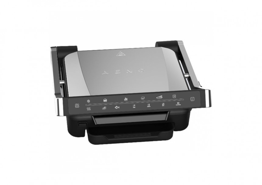AENO Electric Grill EG3: 2000W, 7 automatic programs +Manual mode, 4 Degrees of Roast, Color indication, Removable plates Plate size 292*230mm