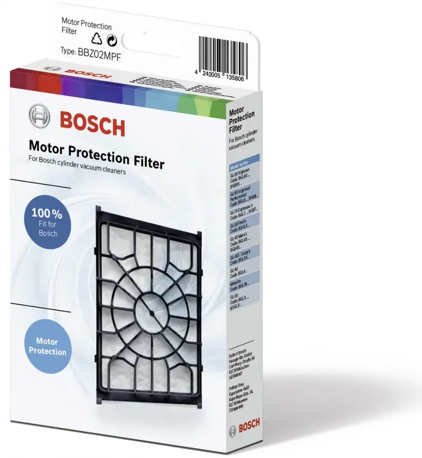 Filter za zaštitu motora Bosch BBZ02MPF