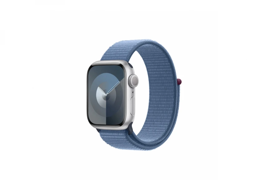 Apple Watch S9 GPS 41mm Silver with Winter Blue Sport Loop