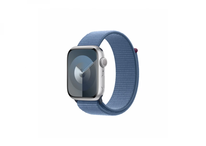 Apple Watch S9 GPS 45mm Silver with Winter Blue Sport Loop