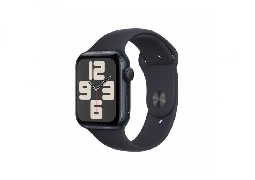 Apple Watch SE GPS 44mm Midnight with Midnight Sport Band - M/L