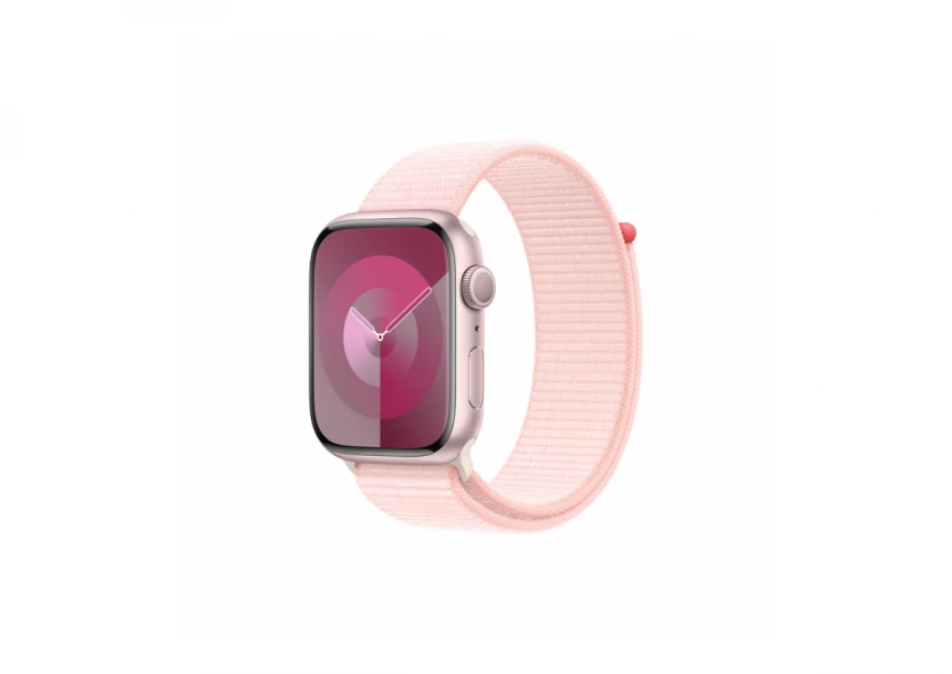 Apple Watch S9 GPS 45mm Pink with Light Pink Sport Loop