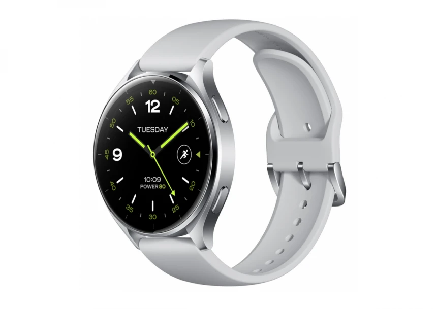 Xiaomi Watch 2 Silver Case with Gray TPU Strap