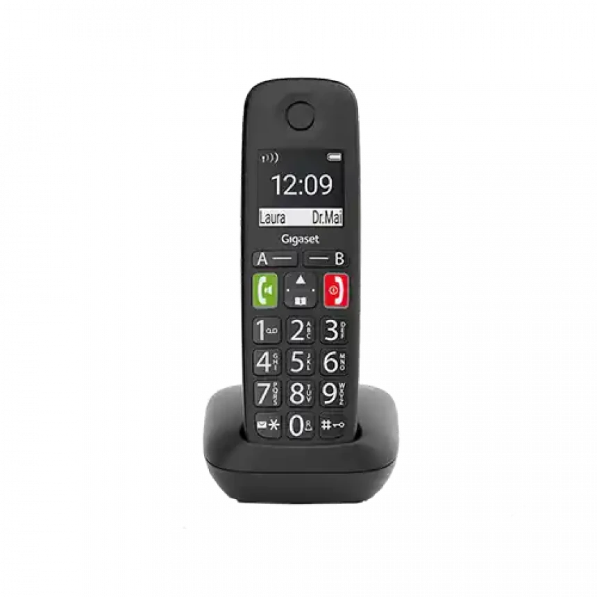 Bežični telefon Gigaset E290 Black