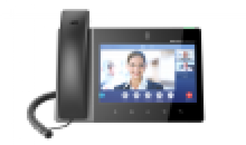 Grandstream GXV3380 Multimedia Android 16-line/16-SIP VoIP HD telefon, 8"(1280×800) touch screen TFT, 2MPix Full-HD kamera, Bluetooth, WiFi 2.4/5GHz Dual-band, USB, SD, HDMI, 2 x GE PoE+ (IPVideoT...