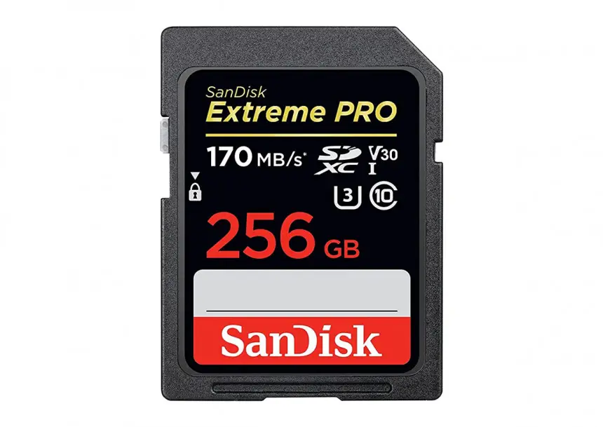 Sandisk sdxc 256gb extreme pro 200mb/s v30 uhs-i class10 u3 v30