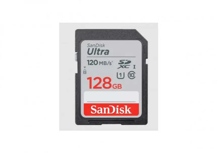 Sandisk sdhc 128gb ultra 120mb/s class 10 uhs-i