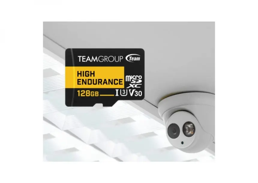 TeamGroup MICRO SDXC 128GB High Endurance UHS-I U3 V30,100/50MB/s, THUSDX128GIV3002 ZA VIDEO NADZOR!