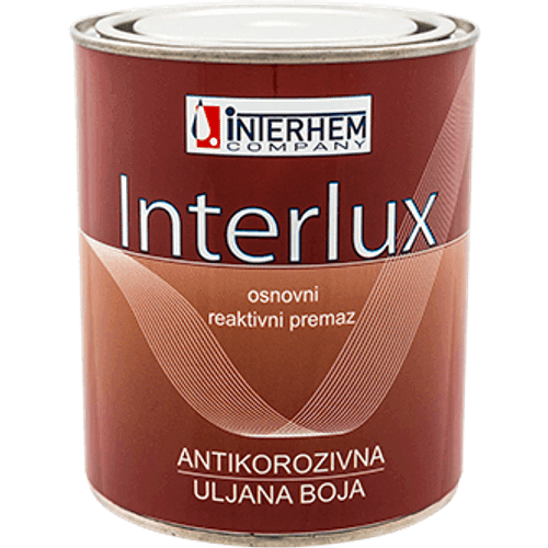 INTERLUX Antikorozivna brzosusiva boja 25kg siva/crvena/crna