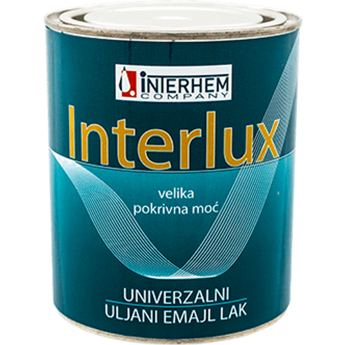 INTERLUX Brzosusivi emajl lak 20l bela/zuta/crvena/plava/zelena/braon/crna/siva/bordo