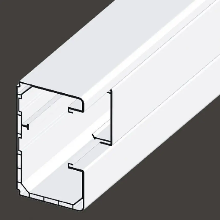 90x55mm KANAL parapetni Kopos PK sa poklopcem, IP40/IK07, samogasiv, direktno prima 45x45mm module: Efapel, Full, Legrand, OBO Bettermann, Schneider Electric (opciono dodatna pregrada i/ili metaln...