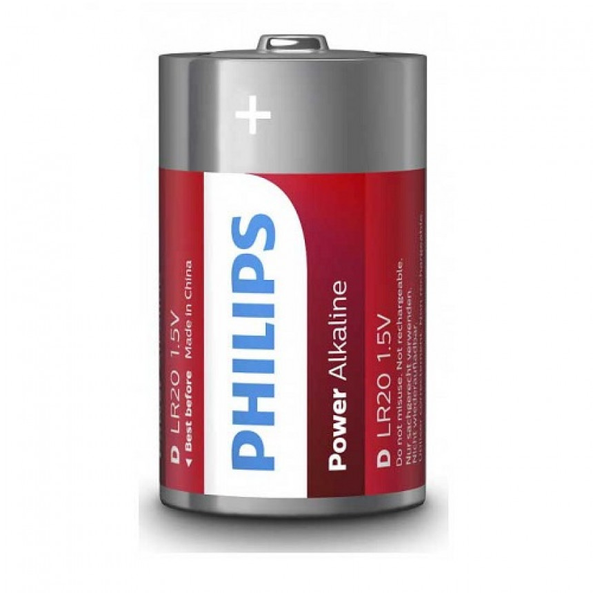 Philips Baterija Powerlife LR20/D (1/2) 55011