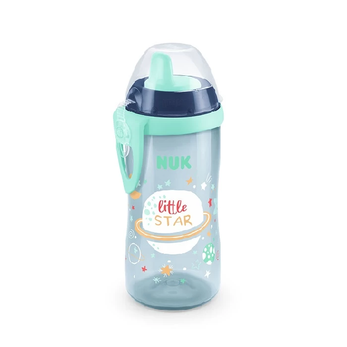 NUK Zelena Kiddy Cup Glow Dark 255541 - svetleća flašica