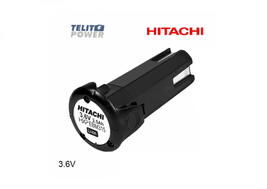 3.6V 2500mAh - Baterija za ručni alat HITACHI EBM315