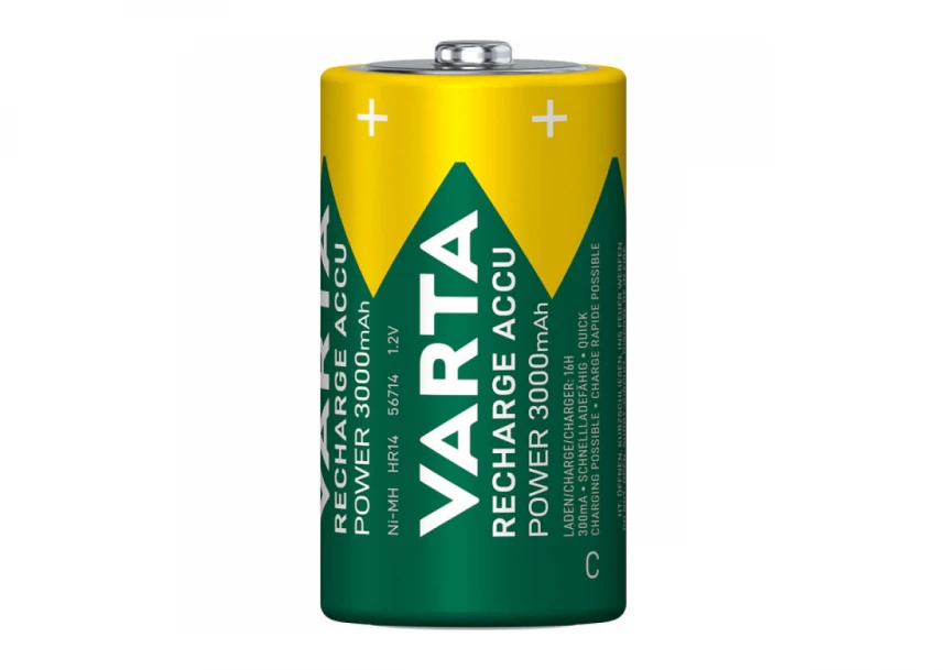 VARTA-56714B Tip C HR14 Punjiva NiMH baterija 1,2V 3000mAh PAK2