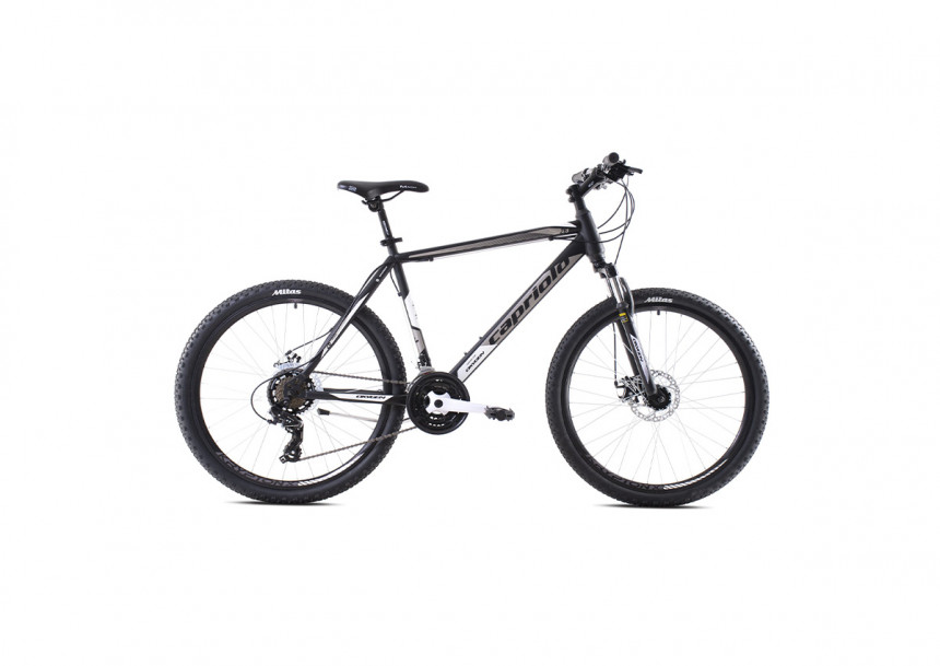 Bicikl Capriolo Mtb oxygen 26" 21HT Crno-belo 22" (920420-22)