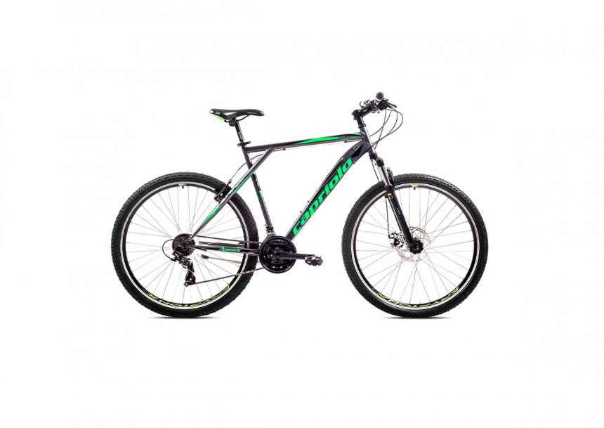 Bicikl Capriolo Mtb Adrenalin 26" 21HT Sivo-zelena 2019 (919430-16)