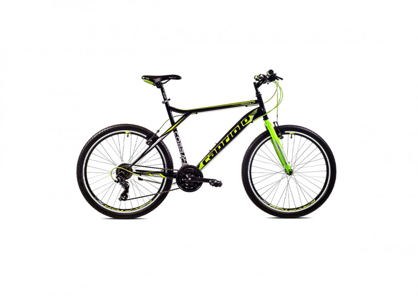 Bicikl Capriolo Mtb Cobra 26" 21HT Crno-zelena 18" (919410-18)