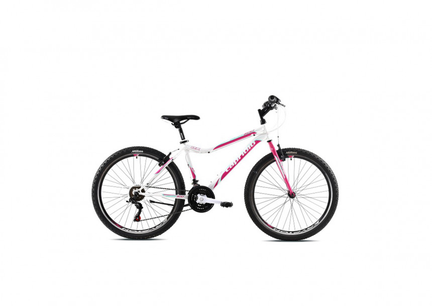Bicikl Capriolo Mtb Diavolo dx 600 26" 18 brzina belo-roze (921363-17)