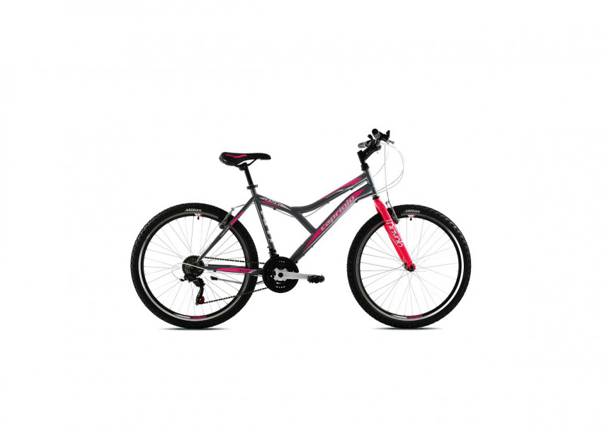 Bicikl Capriolo Mtb Diavolo 600 26" 18HT sivo-pink 17" (920323-17)