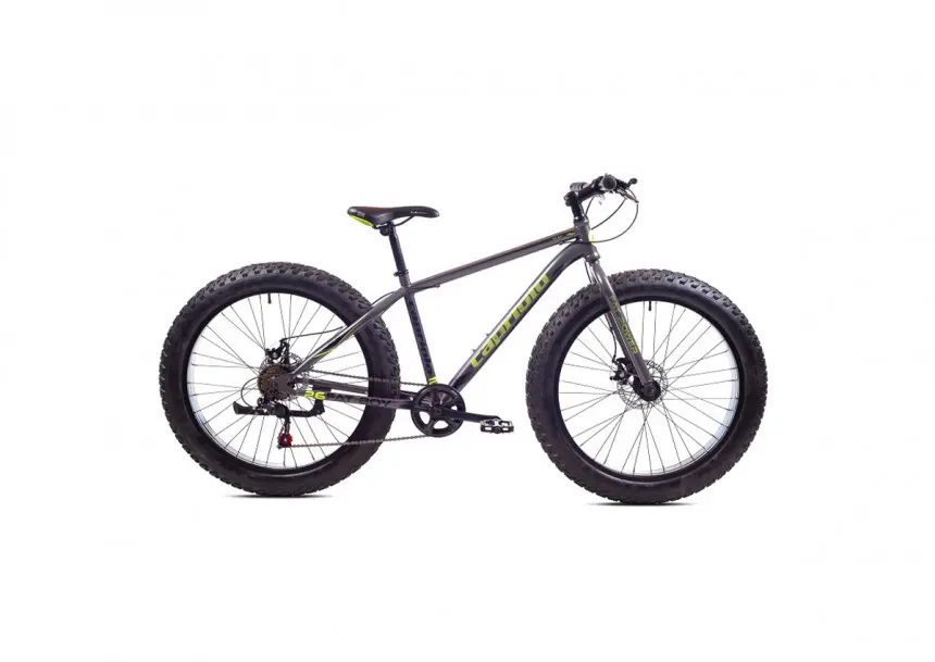 Bicikl Capriolo MTB Fatboy 26" 7HT sivo-žuto 19" (919200-19)