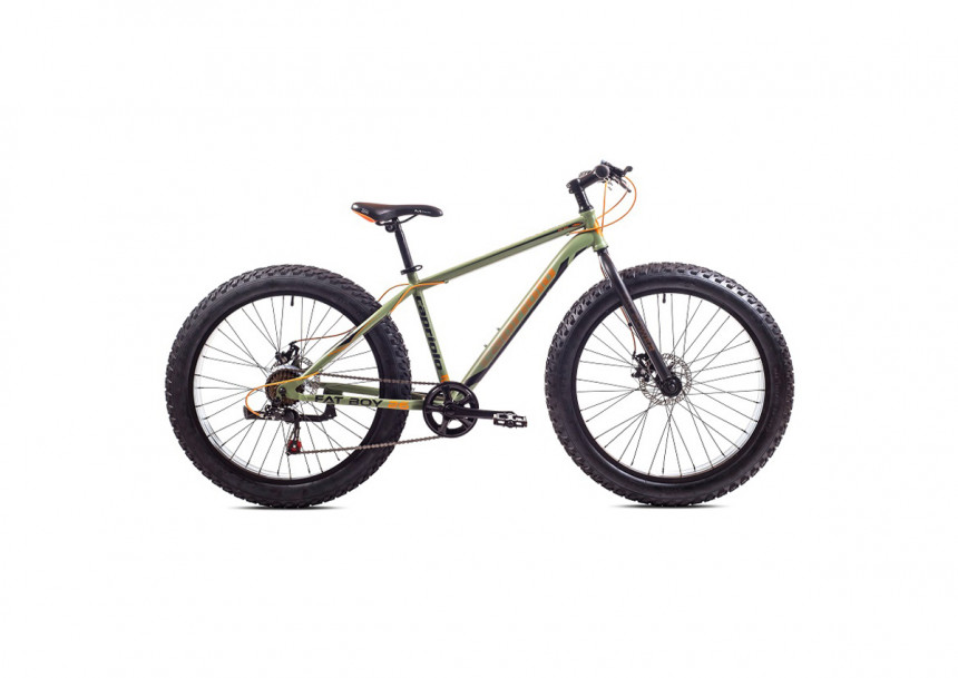 Bicikl Capriolo MTB Fatboy 26" 7HT zeleno-narandžasta 19" (919201-19)
