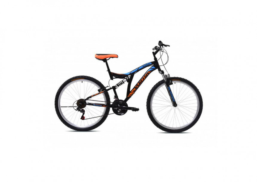 Sportski bicikl Capriolo MTB Dakota 26" 21HT Crno oranž 19" 921248-19
