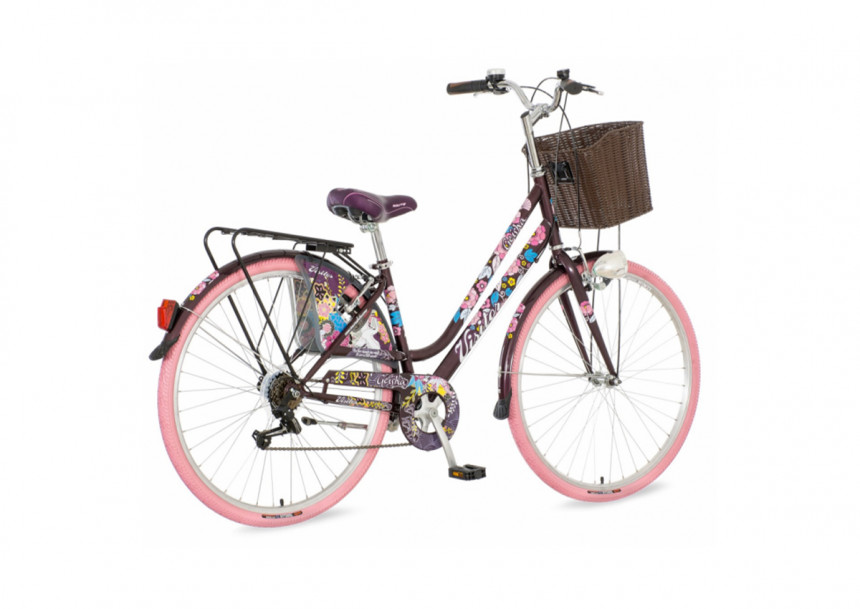 Bicikl Visitor Fashion Geisha City bicikl 28" 6 brzina Roze-ljubičasti EUR1 FAS282S6