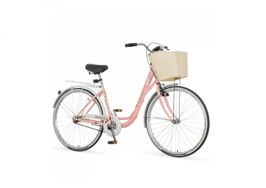 City bicikla venssini roza bela-diam264kk (ven~1261100)