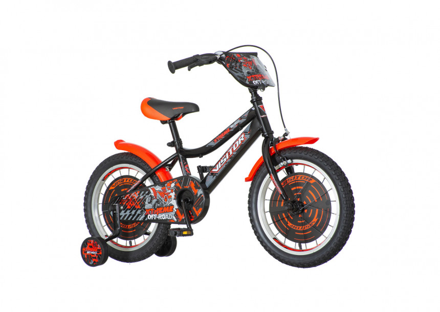 Dečiji bicikl XTR160 Xtreme Visitor 16" Crno-sivi 2020