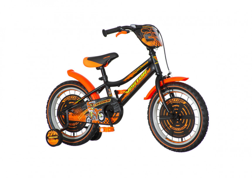 Dečiji bicikl MOT160 Moto cross Visitor 16" Crno-narandžasta 2020