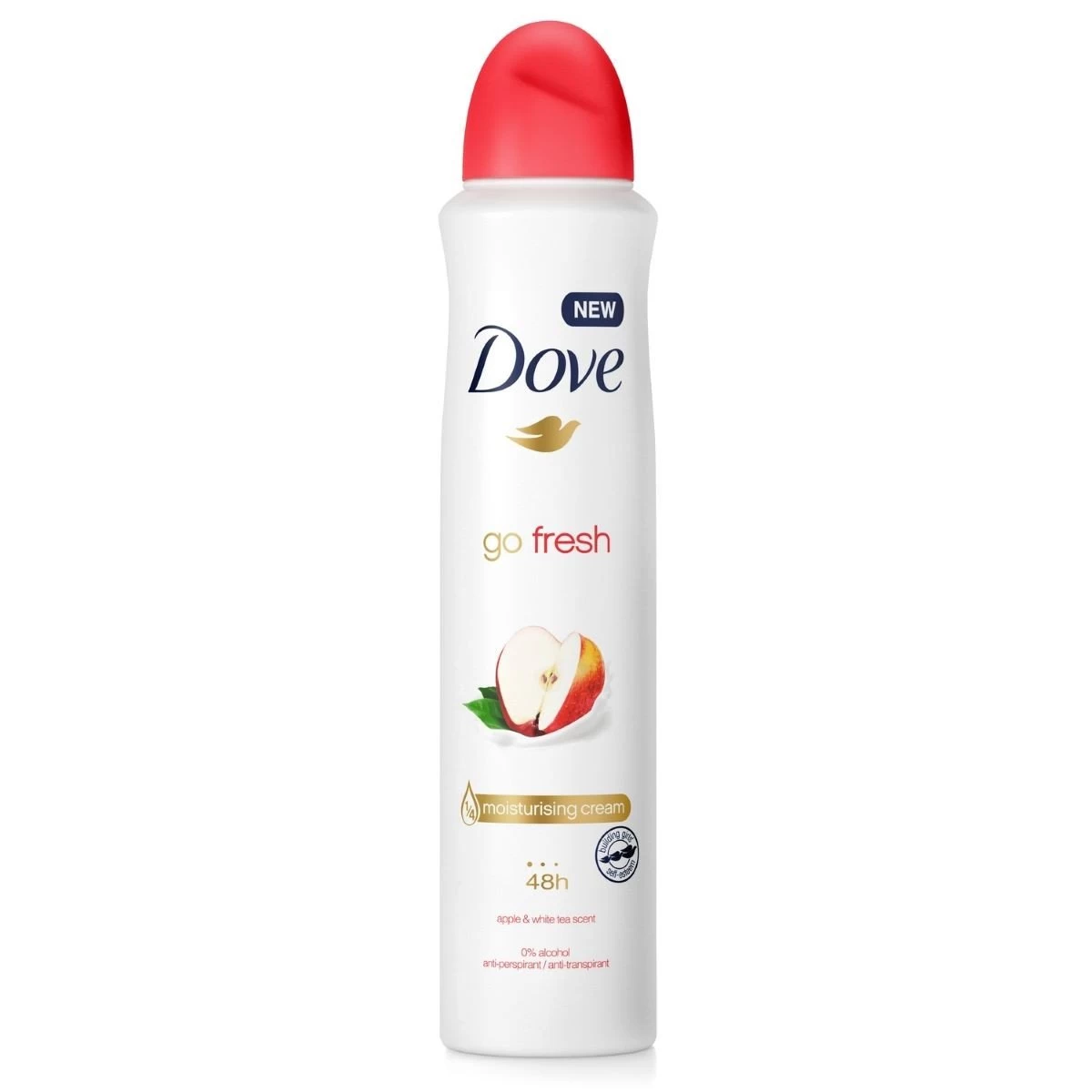 DOVE DEO 250ML GO FRESH APPLE&WHITE TEA SCENT