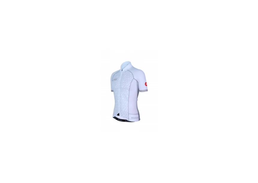 Biciklistički dres beli Doltcini HEXAGON (S)