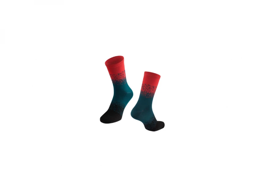 Čarape FORCE ETHOS crveno-zeleno L-XL 42-46