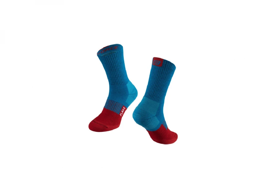 Čarape FORCE FLAKE plavo-crvena L-XL 42-47